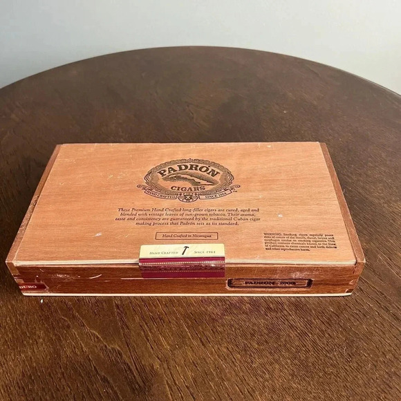 Padron | Other | Padron Series Empty Cigar Box No Cigars | Poshmark